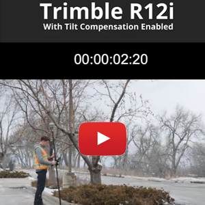 Trimble R12i vs Trimble R12i with Tilt Compensation Enabled ...