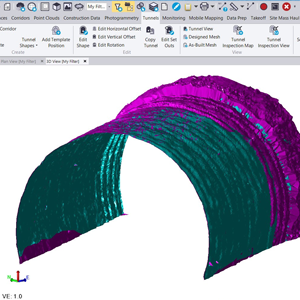 Tunnel Shotcrete Verification using Scan Data! - Precision Laser ...