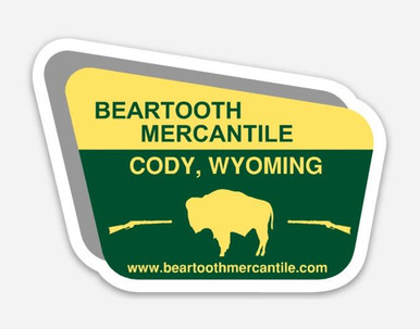 Beartooth Forest Service Sign 3 inch Sticker - Beartooth Mercantile