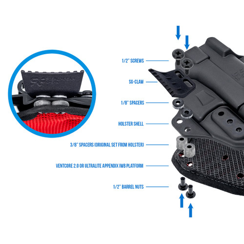 Holster Hardware Kits | Spare Hardware | StealthGearUSA