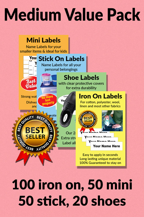 Value Label Pack with Clothing Labels and Vinyl Stickers from Name It ...