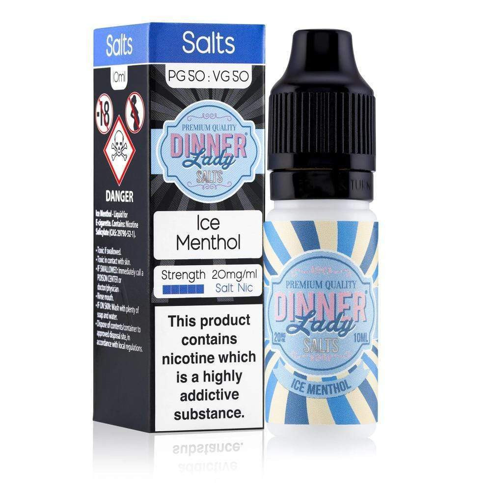 Dinner Lady Nic Salts Spearmint Menthol 10ml - Vape Juicez