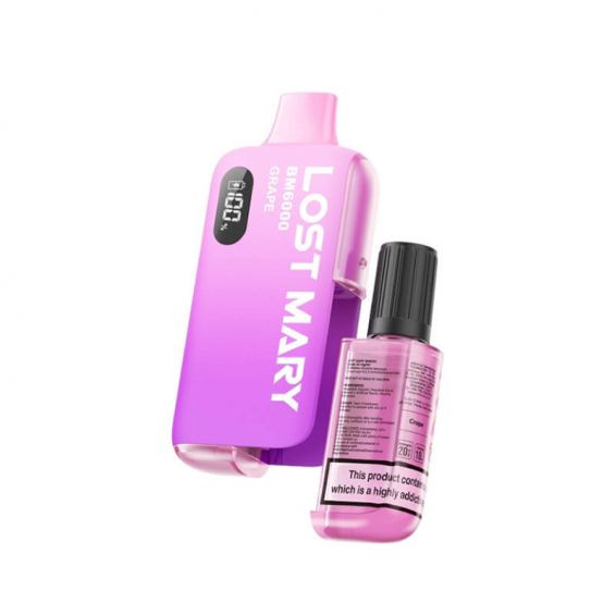 Lost Mary BM6000 Grape Pod Kit - Vape Juicez