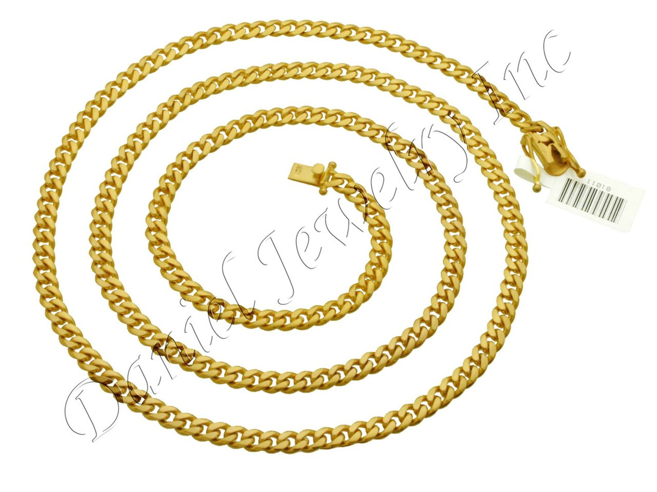 5mm Miami Cuban Link 14k Chain