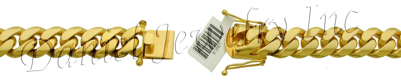 13mm Miami Cuban Link 18k Chain