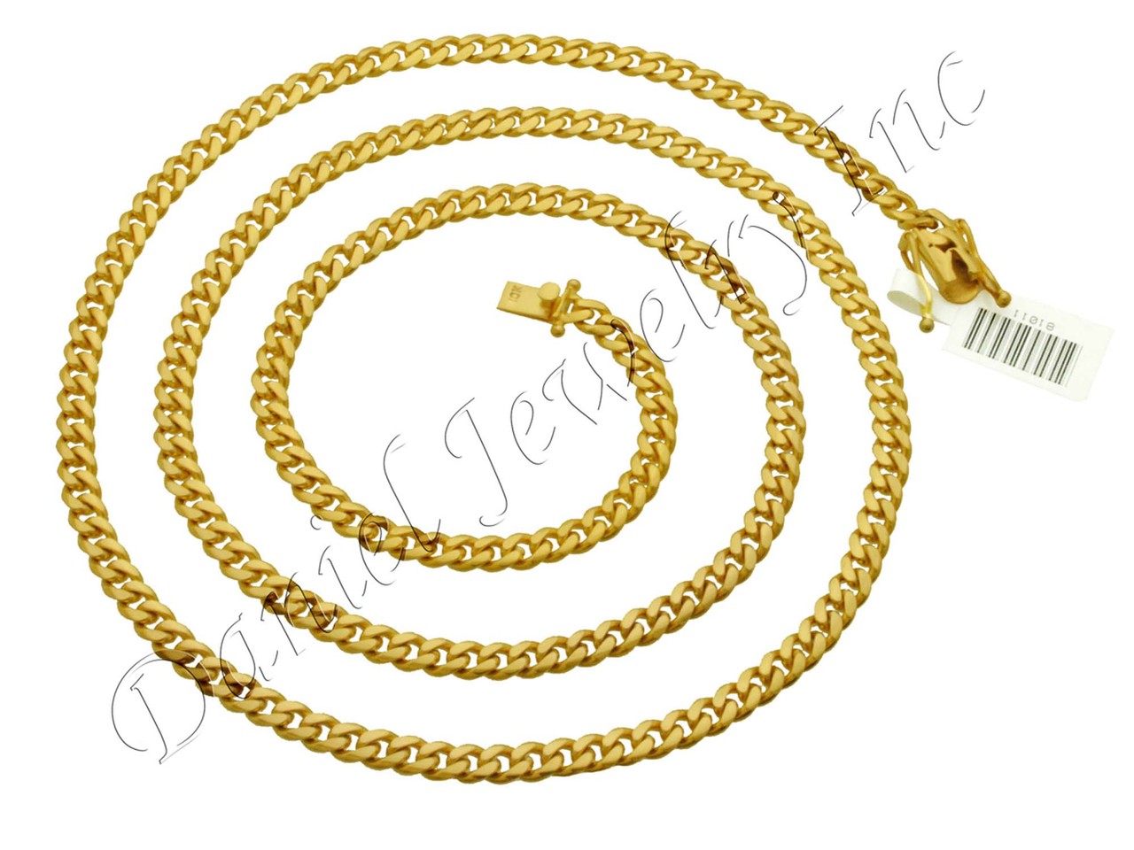 5mm Miami Cuban Link 18k Chain