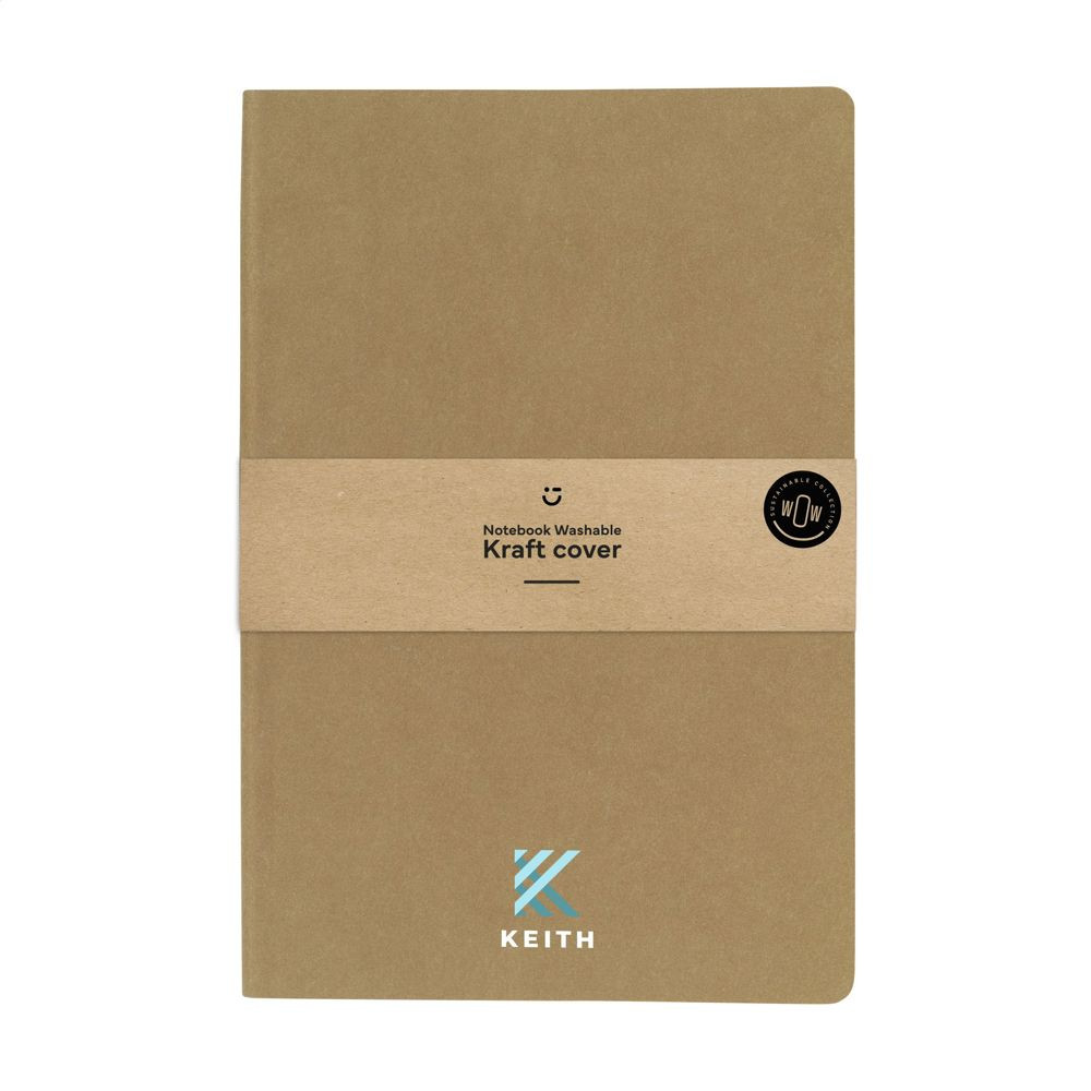 Notebook GRS Washable Kraft Cover A5 Notebook | ADLER Business Gifts