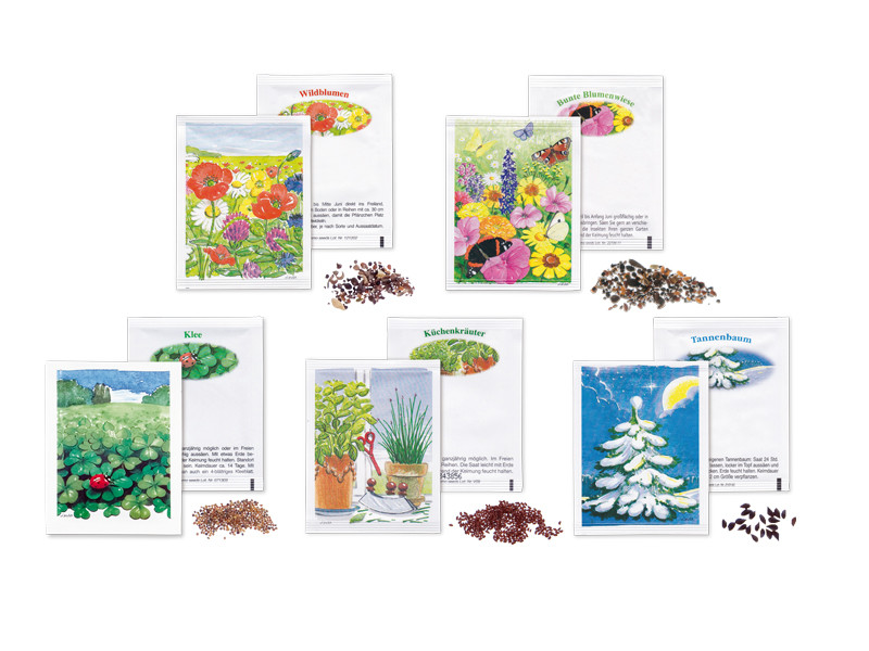 Seed Bags Standard Motifs | Country Garden | ADLER Business Gifts