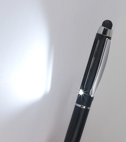 Zoom Magnifier Lighted Stylus Pen | ADLER Business Gifts