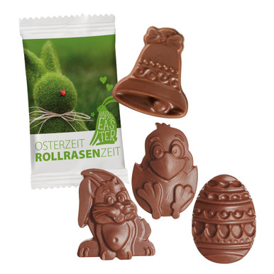 Oster Schoko-Figuren im Papiertütchen | ADLER Werbegeschenke