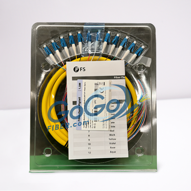 12 Fibers Bunch 9/125 Single Mode G.657.A1 Fiber Optic Pigtail