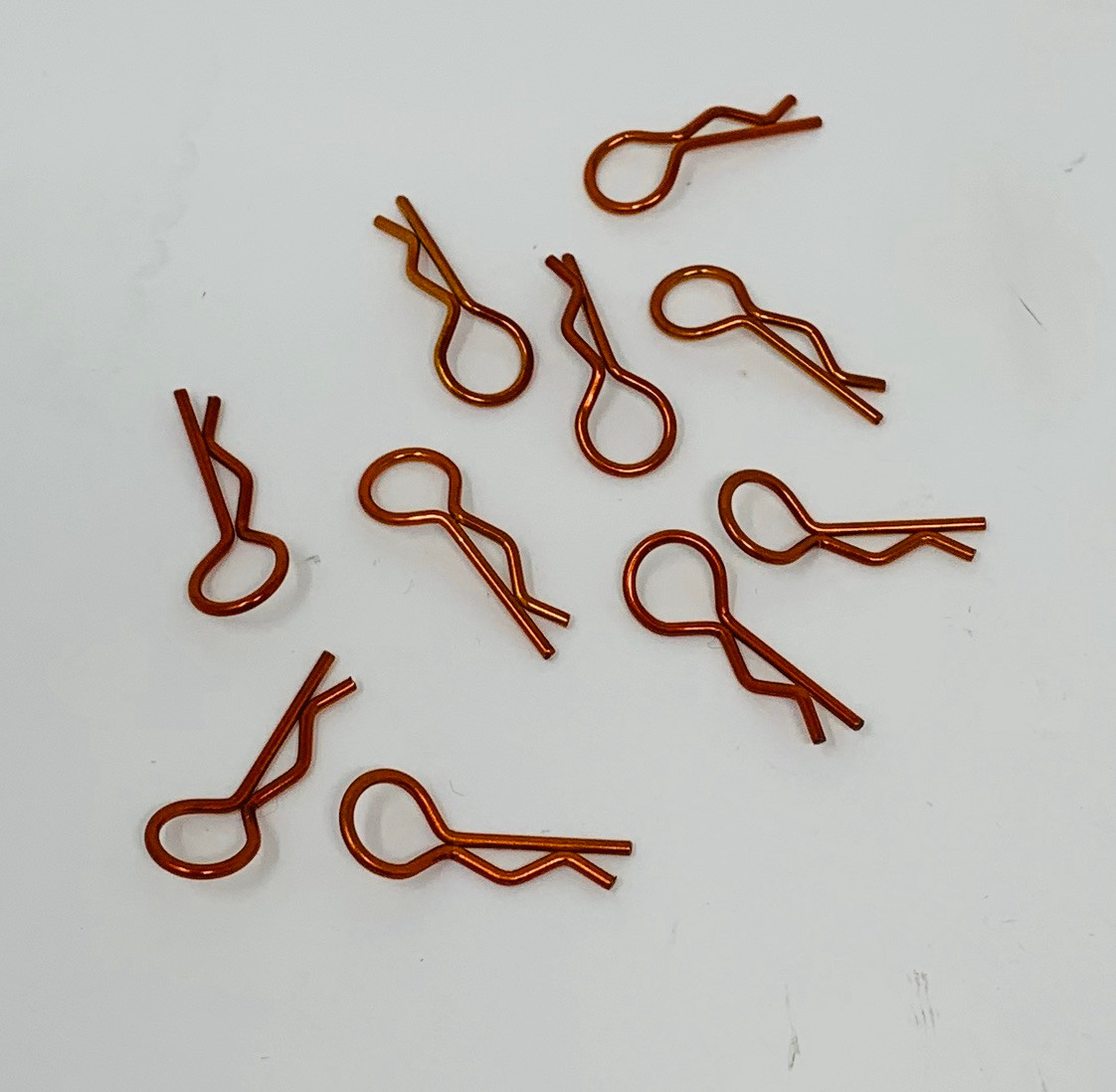 Bent Body Clips (10pc) Painted