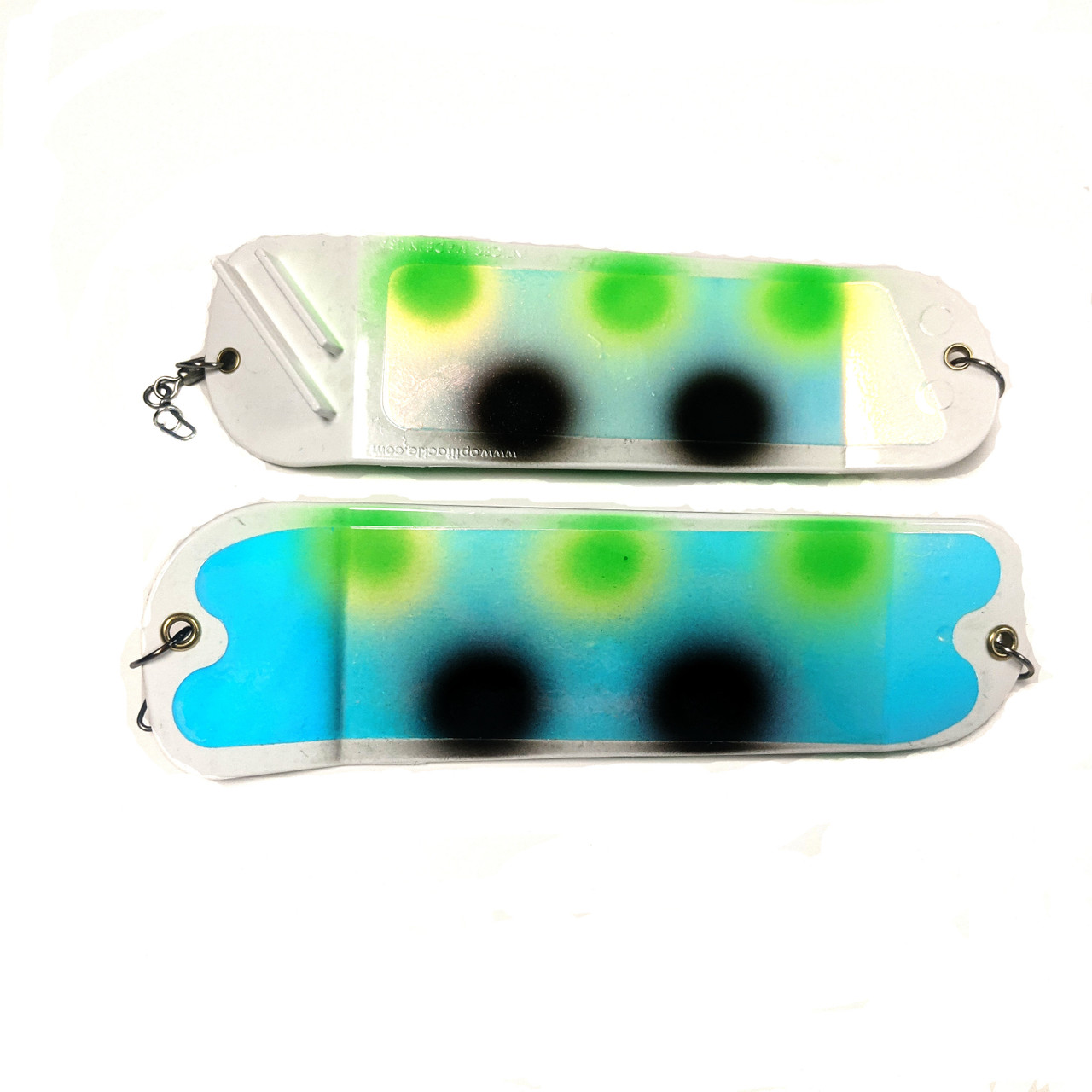 White UV 2 Face 8 inch Flasher