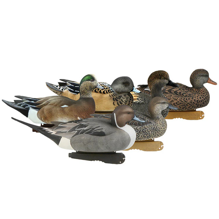 6 Pack Pro Grade Puddler Static Duck Decoys by Avery