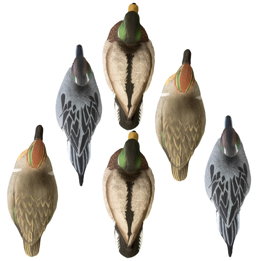 Standard Late Season Puddle Pack Duck Decoys 6 Pack by Higdon Outdoors