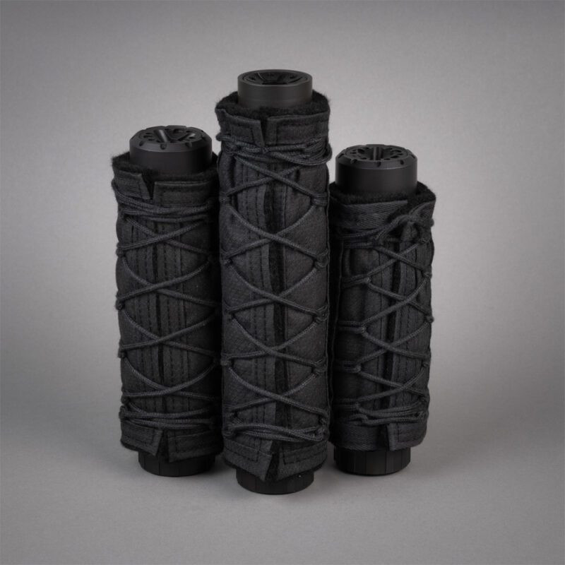 6 Inch Corset Suppressor Cover in Black by SilencerCo