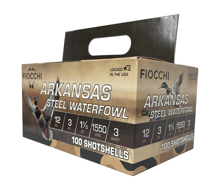 100 Round Value Pack Fiocchi Arkansas Waterfowl 1,550 fps 12 Gauge 3" 1 ...