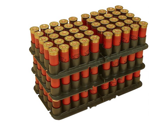 12 Gauge 50 Round Shotshell Tray Black by MTM MTM ST-12-40