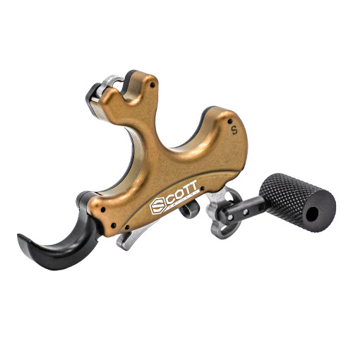 STB-1 Release in Tan Green and Black by Scott Archery