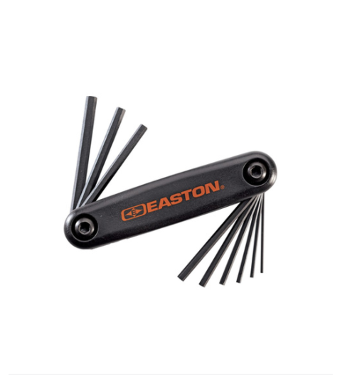 Black Standard Sized Pro Hex Fold Up Allen Set by Easton