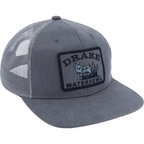 Adult Waxed Cotton Dog Patch Mesh Hat by Drake