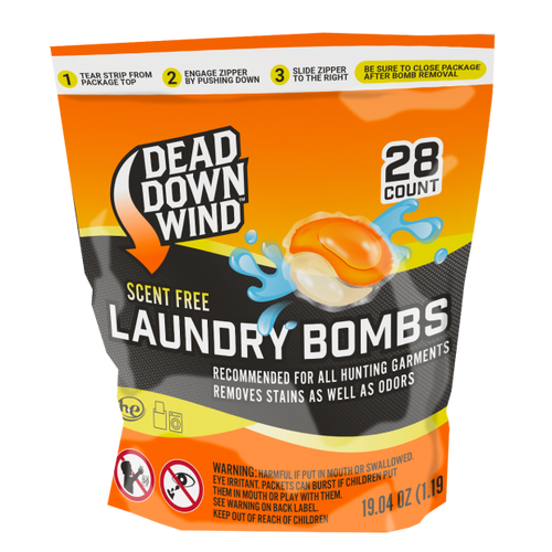 28 count Scent Free Laundry Bombs by Dead Down Wind