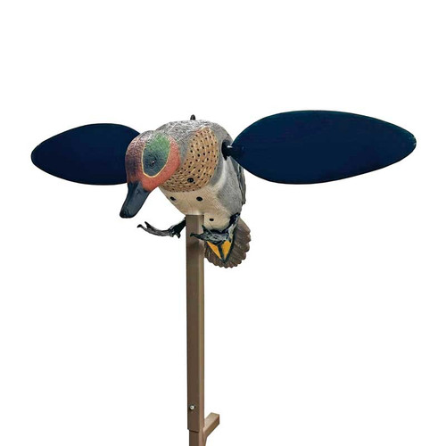 Green Wing Teal Drake Duck Spinning Wing Motion Decoy by Mojo Outdoors
