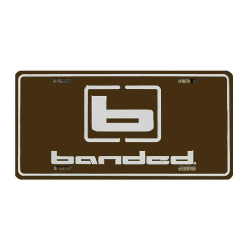 Brown License Plate by Banded