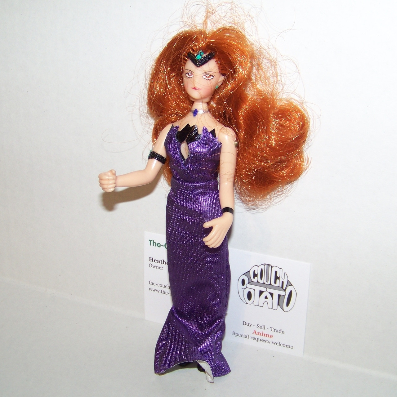 Sailor Moon Queen Beryl 6" Poseable Doll Irwin Bandai 1995