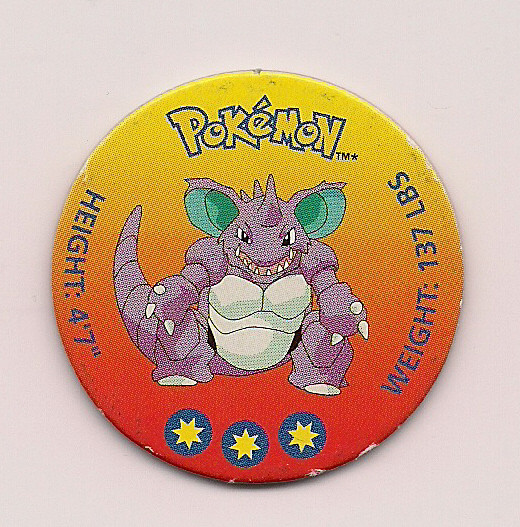 Pokemon Nidoking Battle Disc Pog