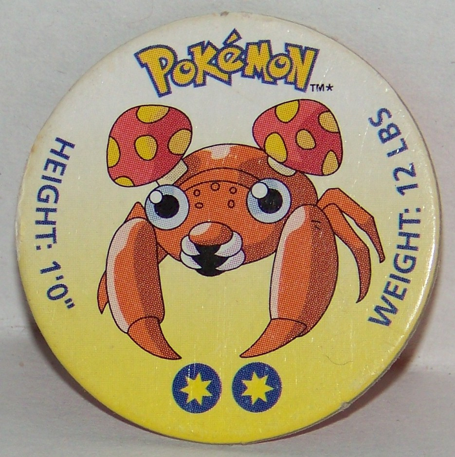 Pokemon Paras Battle Disc Pog