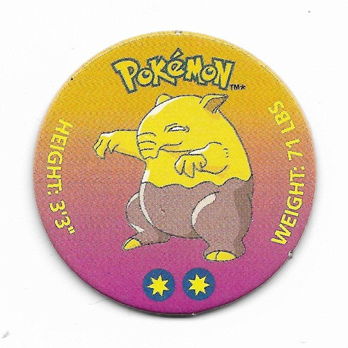 Pokemon Drowzee Battle Disc Pog