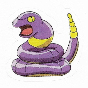 Pokemon small sticker Ekans