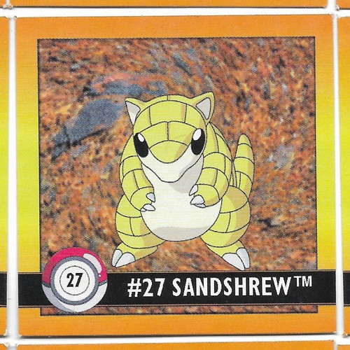 Pokemon Square sticker Sandshrew