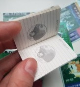 Pokemon Pinsir Mini Notepad and stickers Pocket Monsters