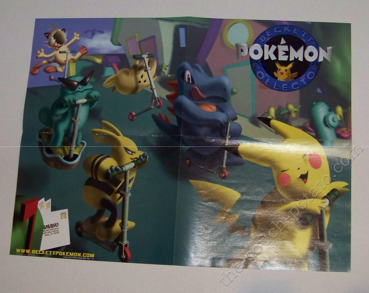 Pokemon Scooter Poster Beckett