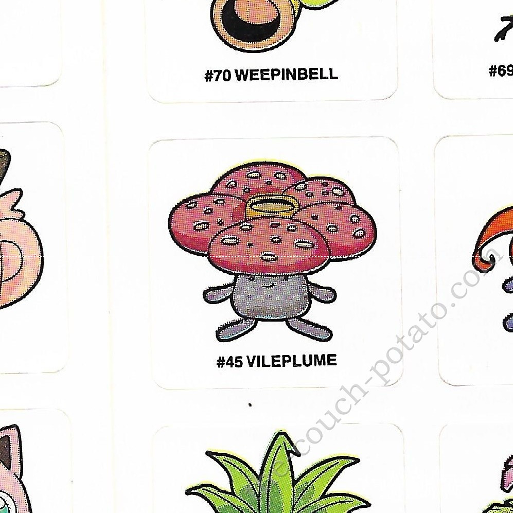 Pokemon sticker Vileplume