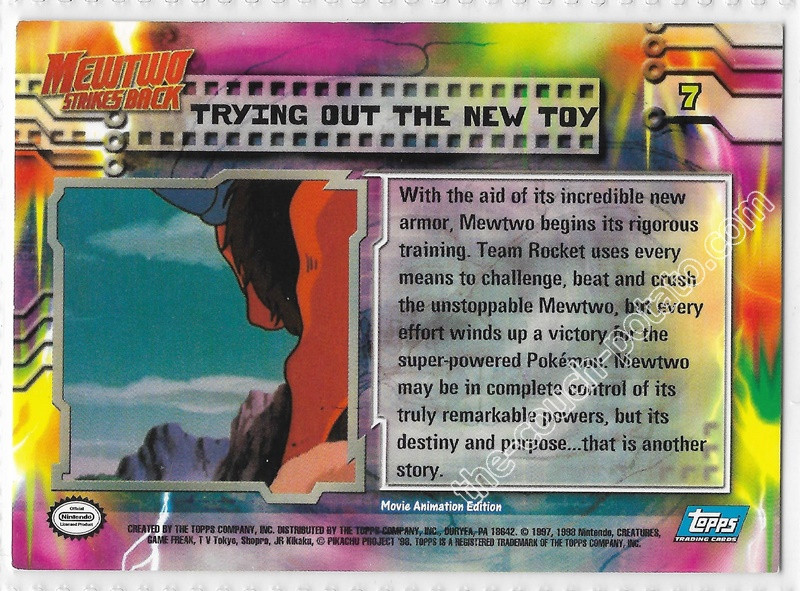 Pokemon Trading Card Topps 1999 Mewtwo Strikes Back