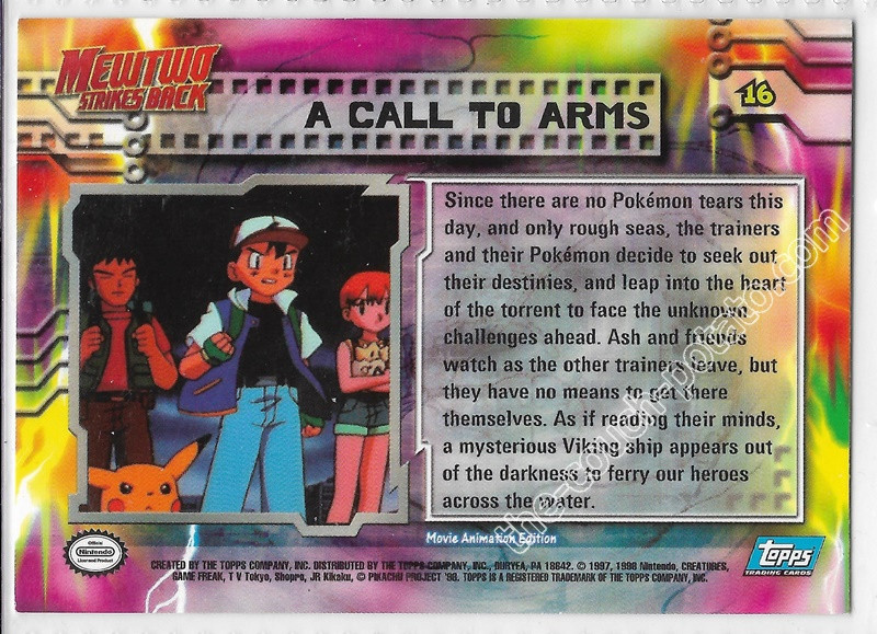 Pokemon Trading Card Topps 1999 Mewtwo Strikes Back