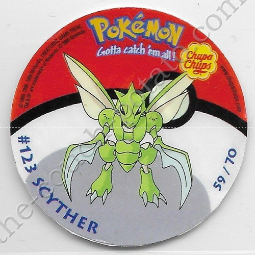 Pokemon Scyther Chupa Chups sticker | the-couch-potato