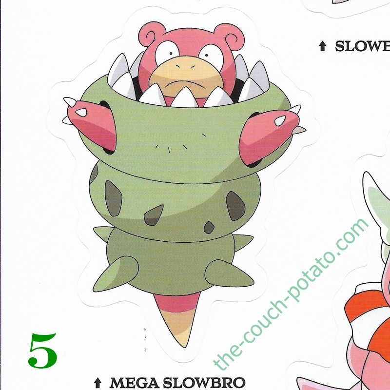 Pokemon Alola Stickers Silvally Skarmory Sliggoo Slowbro Slowbro Mega ...