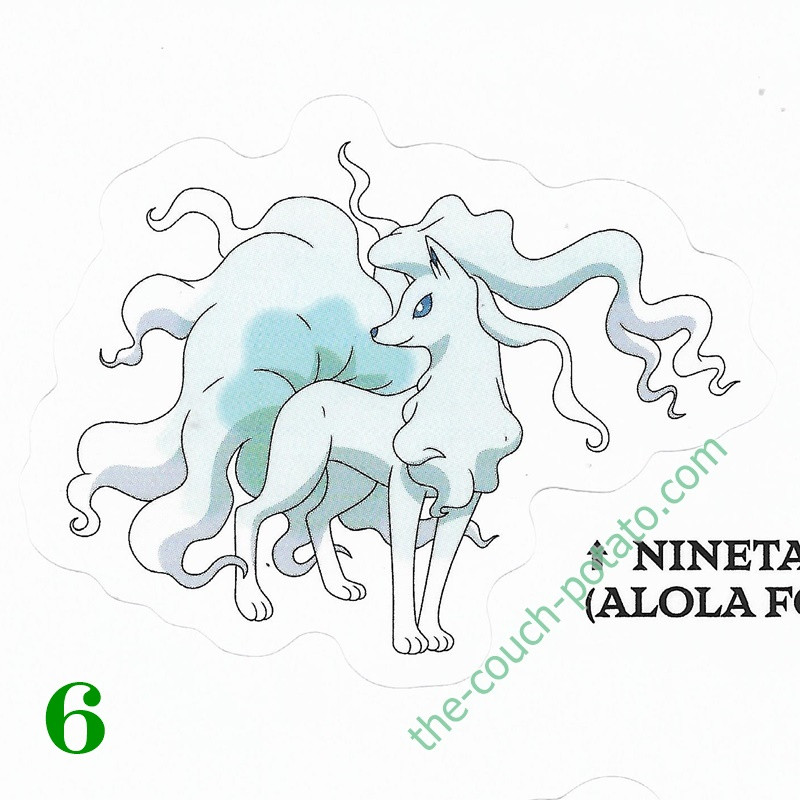 Pokemon Alola Stickers Carbink Crabominable Glaceon Glalie Minior ...