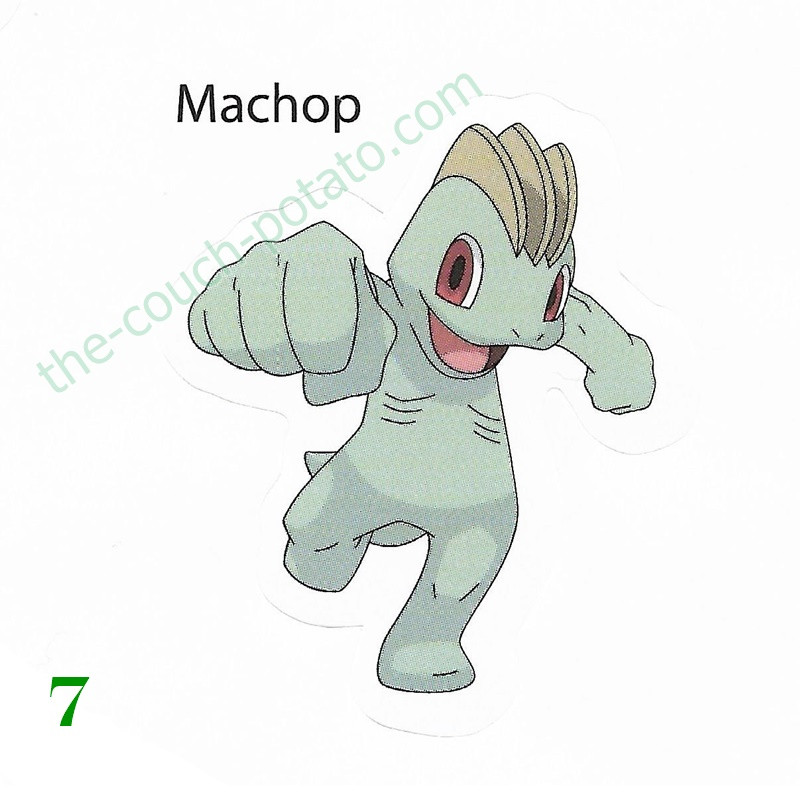 Pokemon Diamond Pearl Stickers Medicham Riolu Machamp Machoke Zubat ...