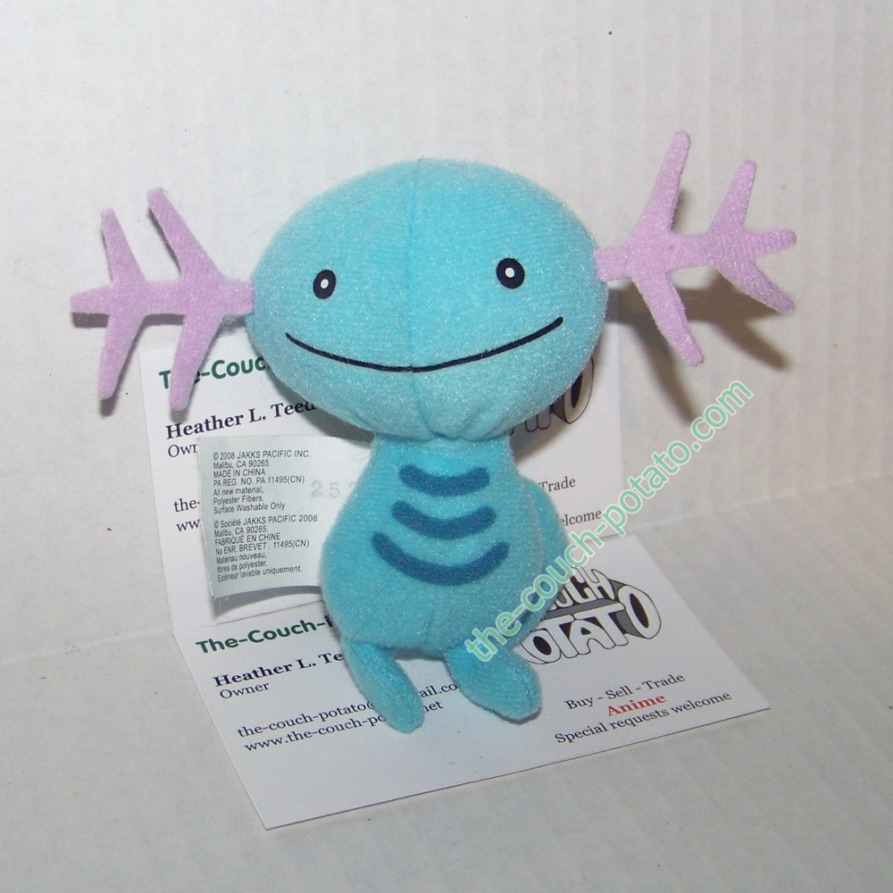 Pokemon Wooper Jakks Plush Throw Pokeball