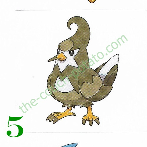 Pokemon Diamond Pearl Stickers Buizel Lopunny Goldeen Golduck Staravia ...