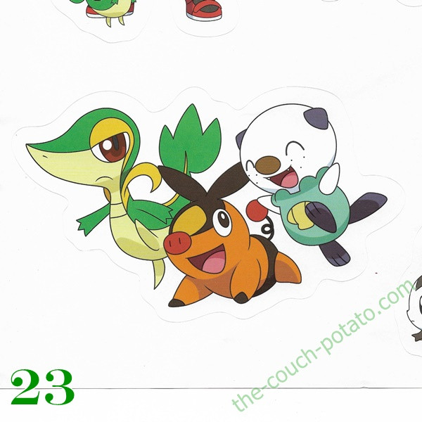 Pokemon Unova Stickers | the-couch-potato