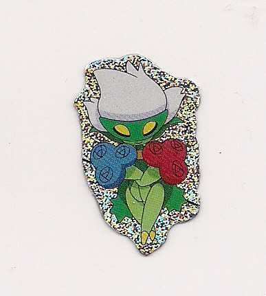 Pokemon Roserade small foil sticker