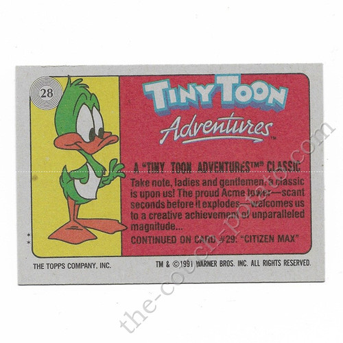 Tiny Toon Adventures Trading Cards