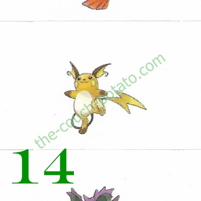 Pokemon Gold Silver Stickers | the-couch-potato