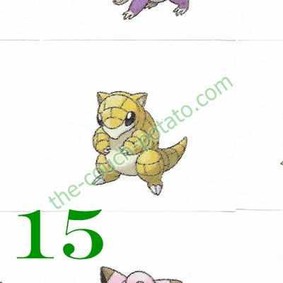 Pokemon Gold Silver Stickers | the-couch-potato